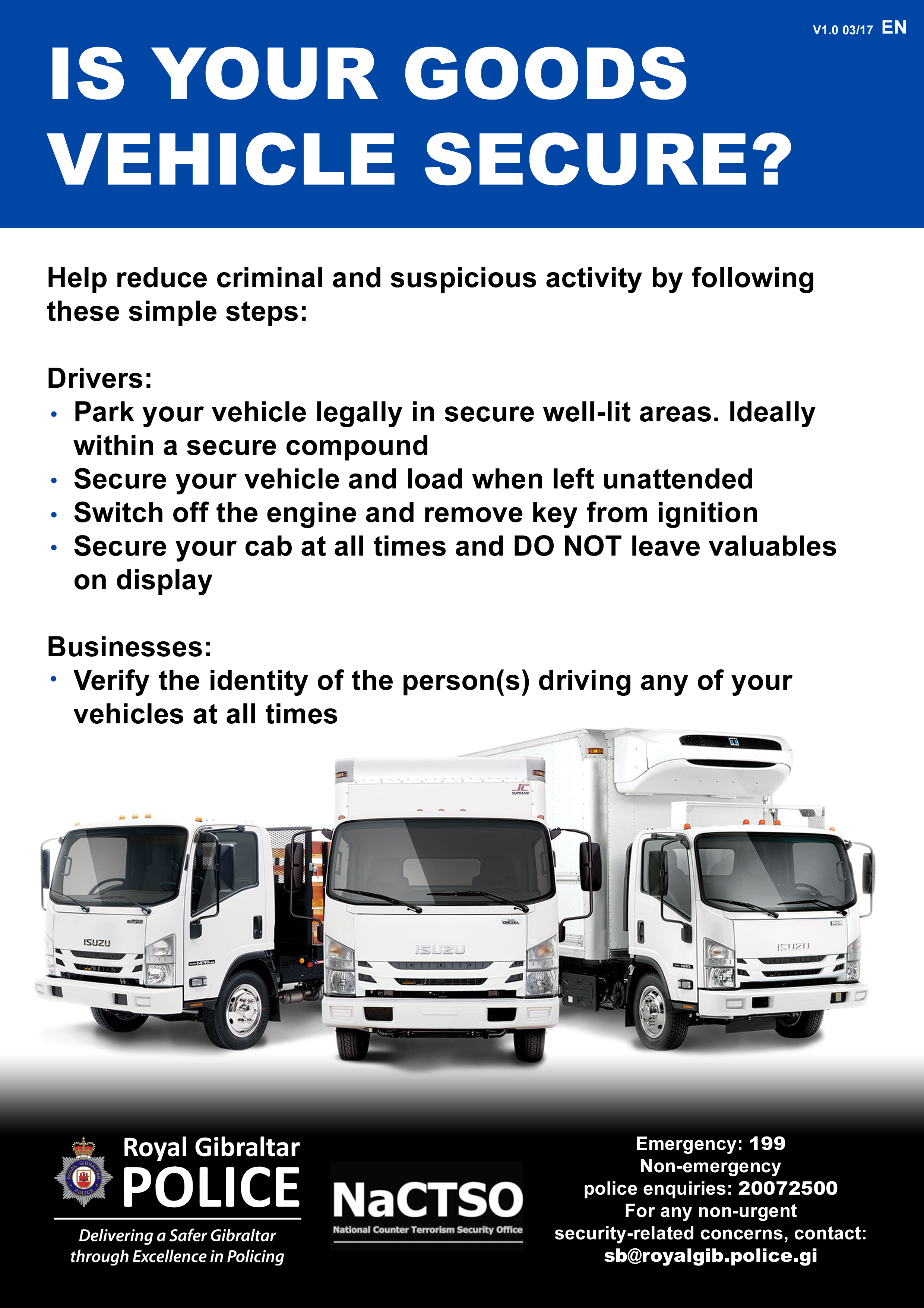 Royal Gibraltar Police - Counter Terrorism Security Advisor